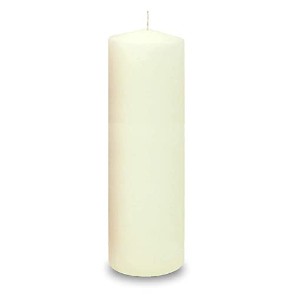 Hyoola Ivor Pillar Candles 2x8 Inch - 4 Pack Unscented Pillar Candles - European Made