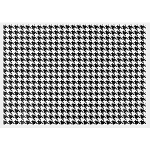 Self-Adhesive Vinyl Black White Plaid Shelf Liner Contact Paper for Cabinets Dresser Drawer Furniture Wall Arts and Crafts Decal 17.7X117 Inches