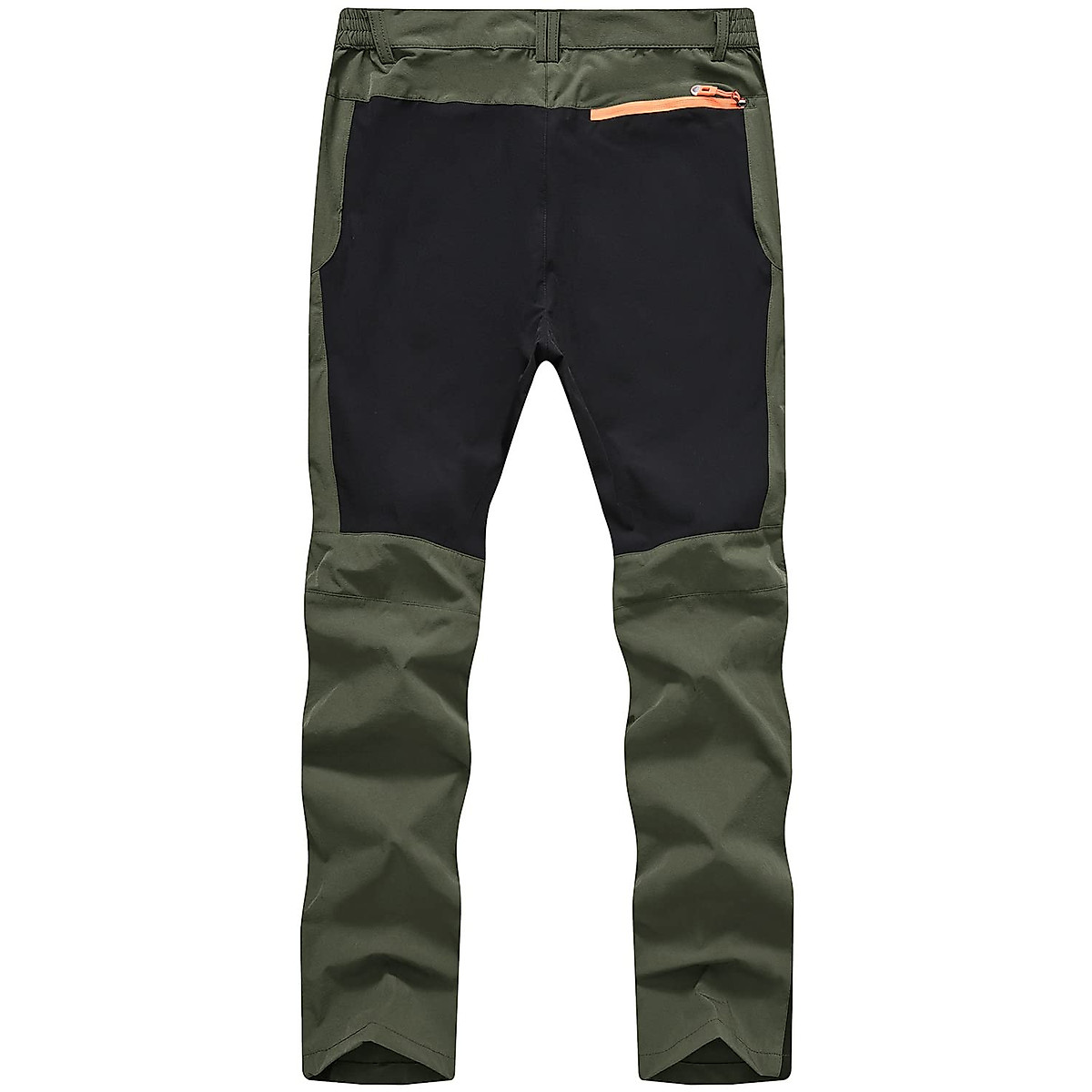 TBMPOY Men's Hiking Work Cargo Pants Lightweight Waterproof Quick Dry Outdoor Mountain Pant Fishing Camping Green 36