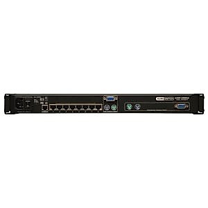 Tripp Lite NetCommander 8-Port Cat5 1U Rack-Mount Console KVM Switch with 19-in. LCD (B070-008-19)