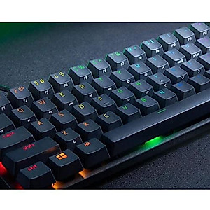 (Renewed) Razer Huntsman Mini 60% Gaming Keyboard: Clicky Optical Switches RZ-03-03390100 - Black