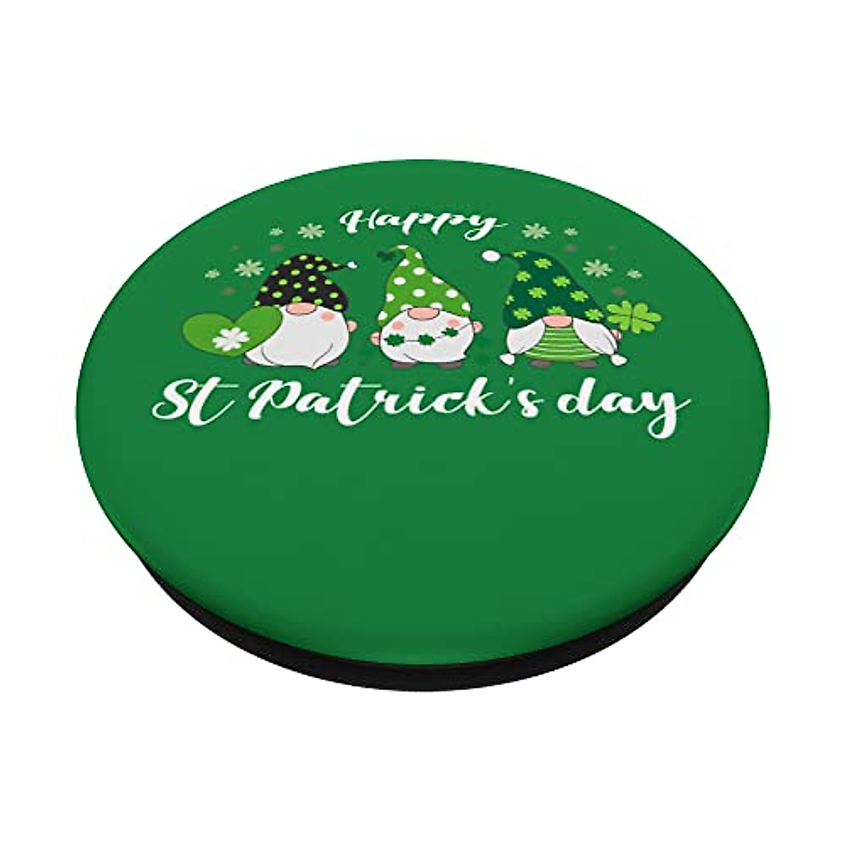 Happy St Patricks Day, green gnome, irish PopSockets Swappable PopGrip
