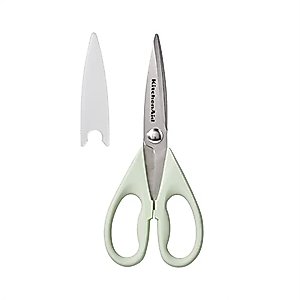 KitchenAid All Purpose Shears with Protective Sheath, 8.72-Inch, Pistachio