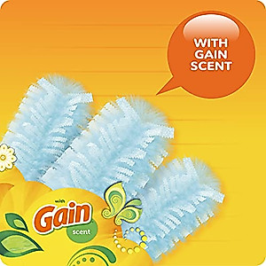 Swiffer 180 Dusters, Ceiling Fan Duster, Multi Surface Refills with Gain Scent, 18 Count