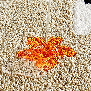 Ouyattle Cute Spooky Halloween Rug 2x3 - Aesthetic Boho Floral Ghost Halloween Bathroom Rugs Funky Gothic Microfiber Bath Mat Non-Slip Washable, Vintage Abstract Spirit Halloween Small Throw Rugs