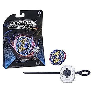 BEYBLADE Burst Pro Series Judgement Joker Spinning Top Starter Pack -- Attack Type Battling Game Top with Launcher Toy