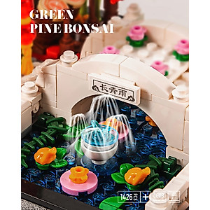 dOvOb Decor Bonsai Tree Mini Building Set, Plant Model Toys as Gift for Adult, Build a Bonsai Idea Display Pieces for The Home or Office (1426 Pieces)