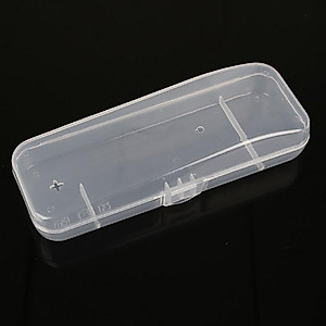 Gracefulvara White Transparent Shaving Box for Shaver Razor
