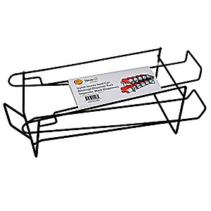 Neat-O Stylish Sturdy Steel Can Beverage Dispenser Rack Organizer, Black (Dispenser)