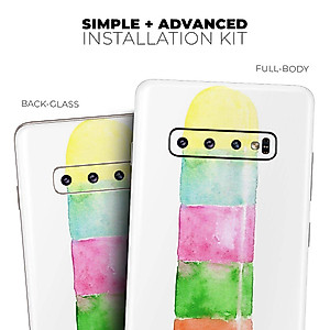 DesignSkinz Summer Mode Ice Cream V1 Protective Vinyl Decal Wrap Skin Cover Compatible with The Samsung Galaxy S20 (Screen Trim & Back Glass Skin)