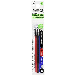 Pilot Frixion Refill for Frixion Slim and Ball 3 Colors Set (LFBTRF30EF3C) 2 Set (Japan Import)