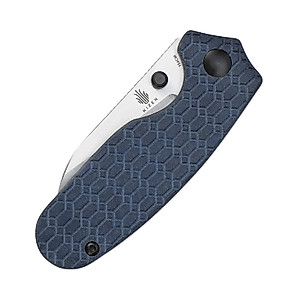 Kizer Towser S Folding Knife 2.83 Inches 154CM Steel Blue Richlite Handle Pocket Knife Camping Tools V3593SC1