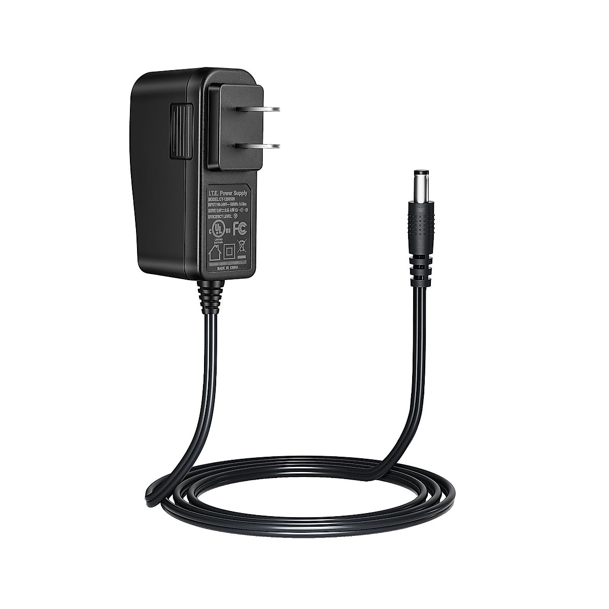 Security-01 AC to DC 12V 0.5A 500mA Power Supply Adapter 5.5mm x 2.1mm UL Listed FCC,CY-1200500