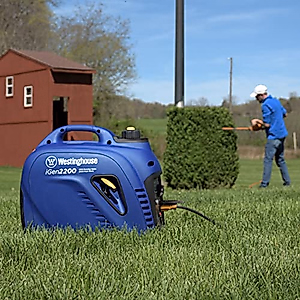 Westinghouse Outdoor Power Equipment 2200 Peak Watt Super Quiet & Lightweight Portable Inverter Generator, Gas Powered, Parallel Capable, Long Run Time