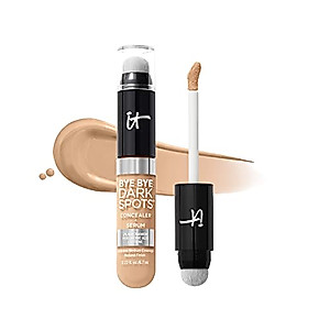 IT Cosmetics Bye Bye Dark Spots Concealer with 2% Niacinamide, Hyaluronic Acid & Caffeine - Medium Coverage, Natural Finish - 22 Light Neutral, 0.22 fl. oz