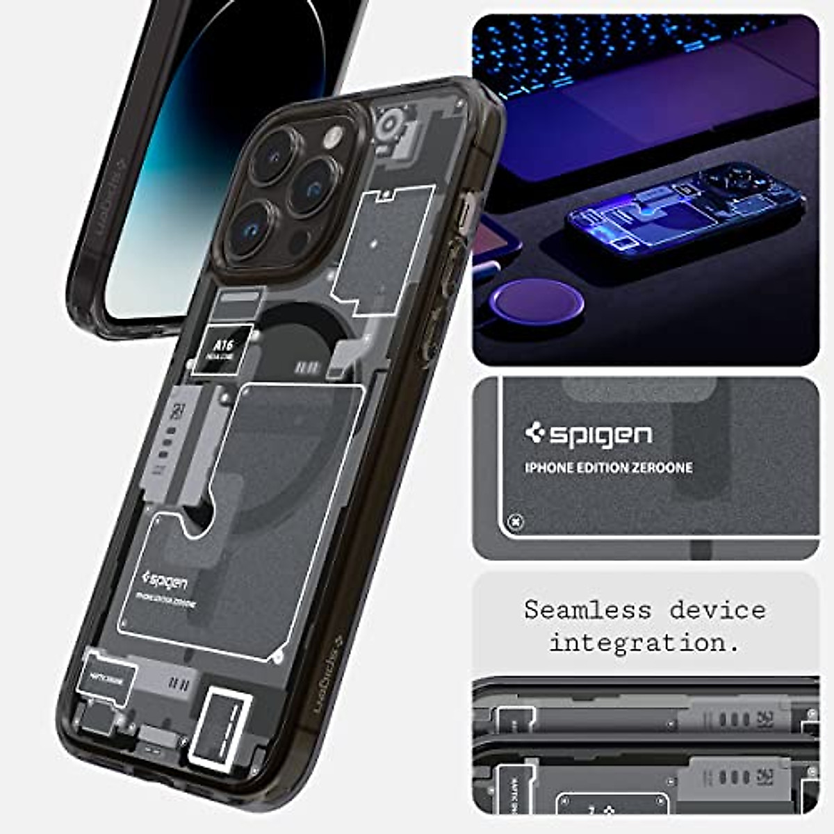 Spigen Ultra Hybrid (MagFit) Designed for iPhone 14 Pro Max Case (2022) - Zero One