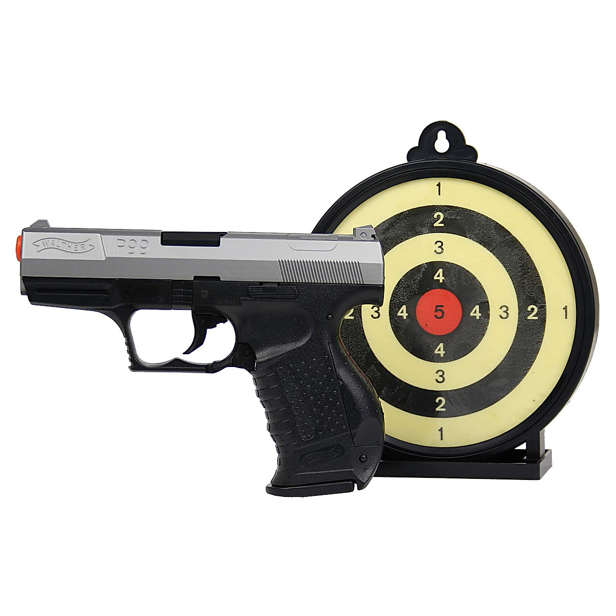 Walther P99 6mm BB Pistol Airsoft Gun Action Kit - Includes 100 BBs and Gel Target