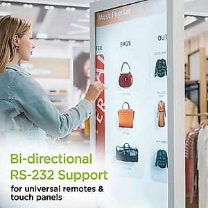 IOGEAR HDMI 8 Port Switch - 4K @ 60Hz - 8 in x 1 Out - True HD and DTS HD Master Audio - Auto Switch - IR Remote Control - Front Panel LED - GHSW8481