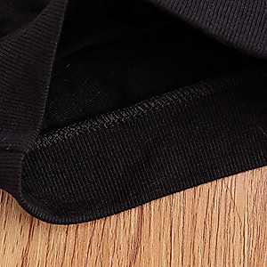 DuAnyozu Infant Toddler Baby Girl Long Sleeve Shirts Daddys Girl Pullover Sweatshirt Tops Fall Outfit Casual Clothes (Black, 12-18 Months)