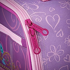 American Tourister Kids' Disney Softside Upright Luggage,Telescoping Handles, Princess 2, 18"