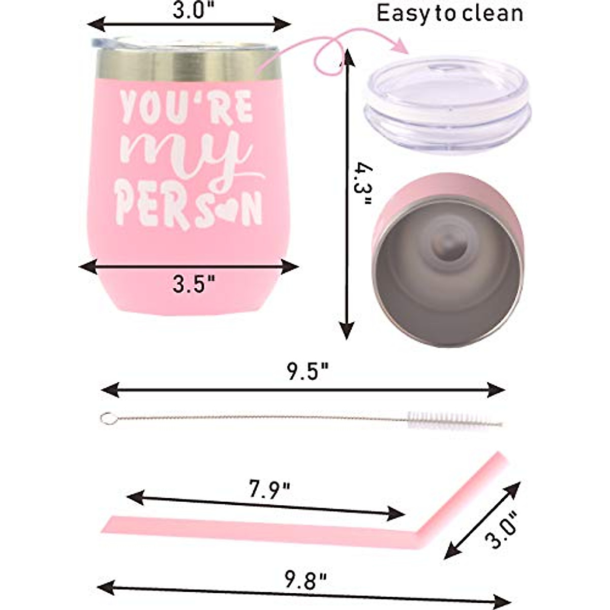 Friend Gifts for Women, You Are My Person Gift, Christmas Gifts, You Are My Person Gift, BFF Gift for Best Friend, Best Friend Tumbler, Best Friend Birthday Gift, Birthday Gifts for Friends Female