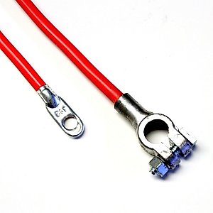 East Penn Deka Top Post Battery Cable 10" Red 4awg