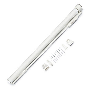 Cardinal Gates RETG Retractable Baby Gate - Mesh Retractable Dog Gate - Extends Up to 55 Inches Wide - 36 Inches Tall - White