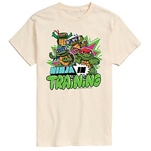 HYBRID APPAREL - Teenage Mutant Ninja Turtles Mutant Mayhem - Ninja in Training - Men's Short Sleeve Tee - Size Large Cream