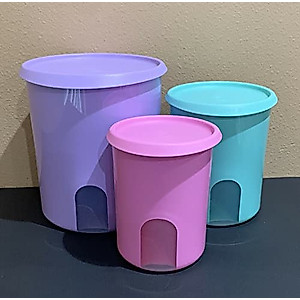 New Tupperware Tupperware One Touch Canister Set of 3