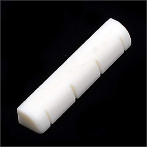 Miwayer Ukulele Real Bone 53mm Bridge Saddle & 35mm Nut for 4 String Ukulele-Regula