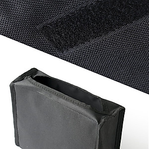 Fogfar 1 PC Car Garbage Bag, Truck-Mounted Waste Bin, Waterproof Car Trash Bin, Automotive Interior Accessory, Multi-Purpose Portable Rubbish Organizer (Black)