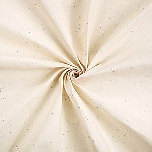 Muslin Fabric 63 Inch Wide Natural Fabric Unbleached Stitch Cloth for Making Garments Crafts, Sold by The Yard