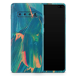 DesignSkinz Liquid Abstract Paint Remix V89 Protective Vinyl Decal Wrap Skin Cover Compatible with The Samsung Galaxy S20 (Screen Trim & Back Glass Skin)