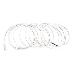 TOPINCN Temperature Floor Sensor, 3 Meters Floor Heating Sensor Probe, Underfloor Heating Thermostat Accessory Floor Temperature Sensor Probe 9.84FT Cable