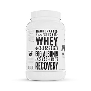 Magician Black Magic Multi-Source Protein - Whey, Egg, Casein Complex with Enzymes & MCT's Keto, Low Sugar Pre/Post Workout Cookies and Cream Flavor 24g 2 LB, 1.92 Pound (Pack of 1)