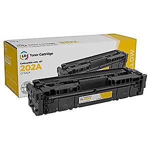 LD Products Compatible Toner Cartridge Replacement for HP 202A (Yellow) for use in HP Color Laserjet M254dw, M281cdw, M281dw, M281fdw