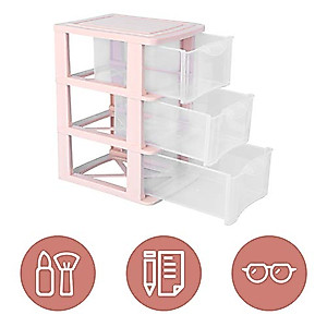 Alipis Plastic Storage Bins Desktop Storage Drawer plastic desk drawers plastic storage drawers drawer box unit Cosmetic Makeup Organizer Drawer Organizer