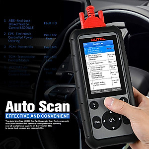 Autel MaxiDiag MD806 PRO Scanner: 2024 Full System Diagnostic Scan Tool w/ 7 Hot Services, Upgrade Ver. of MD808 MD806 MD805 MD802, Oil Reset BMS SAS Throttle A/F EPB, AutoScan Free Update, Scan Print