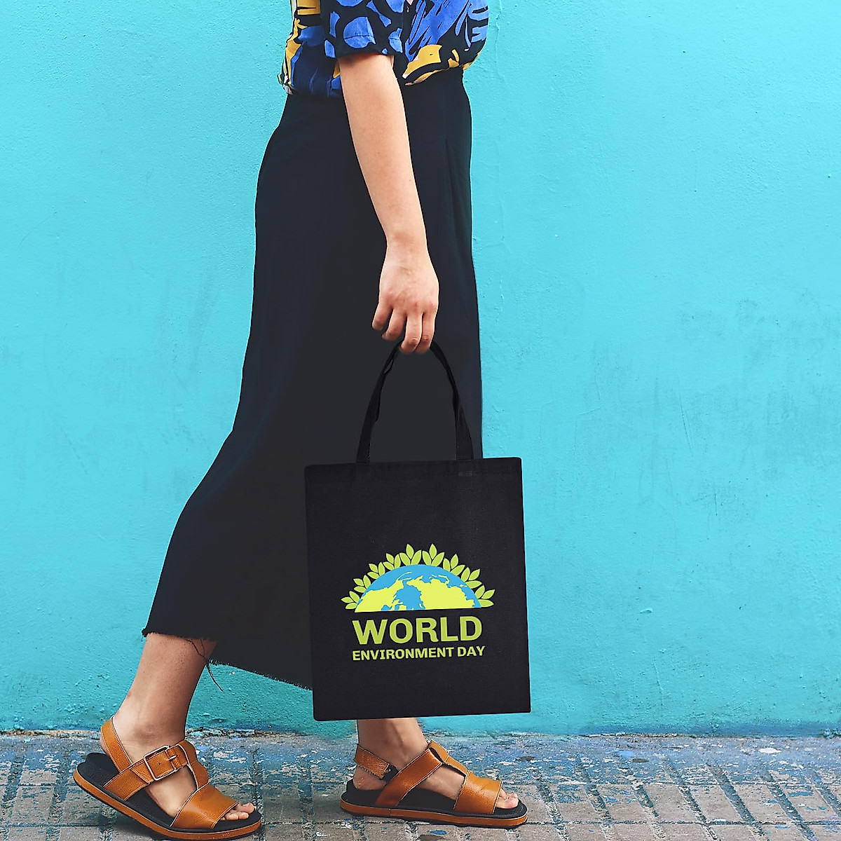 OKBA 10 pcs Sublimation Tote Bags,polyester tote bags for sublimation, DIY customization blank canvas tote bags 12.2 * 14.2 in (black)