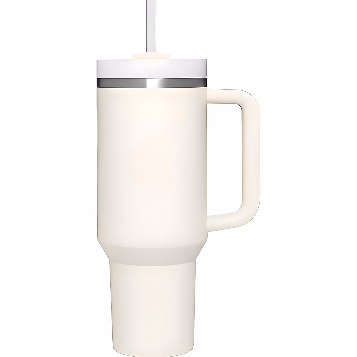 Insulated 40 oz Tumbler with Handle and Straw - Double-Walled Stainless Steel, BPA-Free, Excellent Temperature Retention, Leak-Proof Design