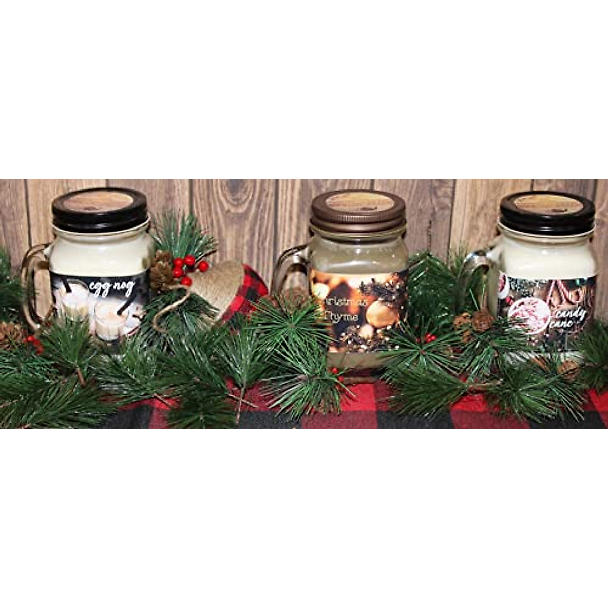 Mountain Kettle Wax Jar Candle with Banana Bread - Scented Candle -Christmas Day - Fall Decor Anxiety & Stress Relief Burns up to 60 to 80 Hours
