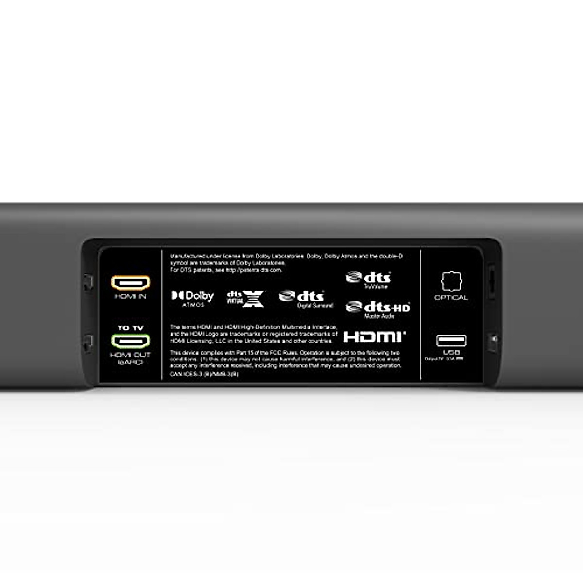 VIZIO M-Series 5.1 Premium Sound Bar with Dolby Atmos, DTS:X, Bluetooth, Wireless Subwoofer, Voice Assistant Compatible, Includes Remote Control - M51ax-J6