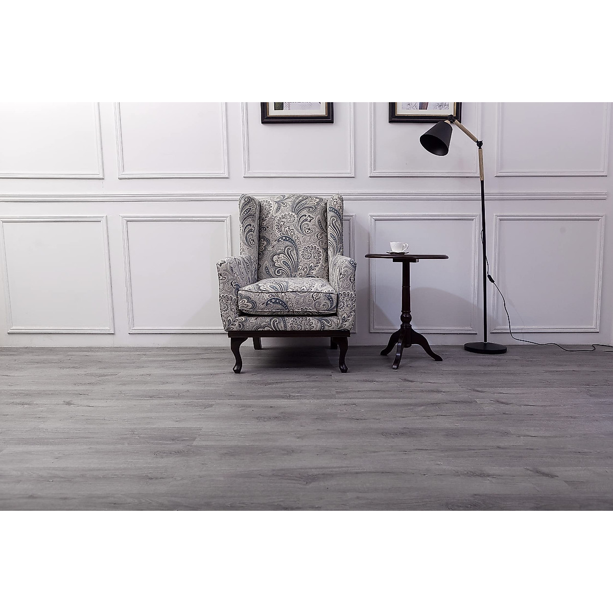 EP Decking 6.0mm SPC Click Lock Vinyl Planks, 48" x 7" [25 Count (472.75 Sqft.), W103 - Owl Gray]