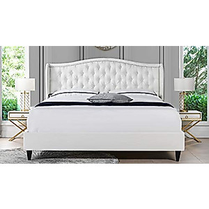 Jennifer Taylor Home Waverley Tufted Wingback Platform Bed