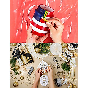 Double Sided Adhesive Tape, Cridoz 9 Rolls Double-Side Craft Tape for Card Making, Scrapbooking, DIY Crafts and Office School Stationery Supplies (1/4 Inch, 25 Yards Per Rool)