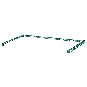 FSE Quantum 2448FP Wire Frame, 3-Sided, 48"W x 24"D, Green epoxy Finish, NSF