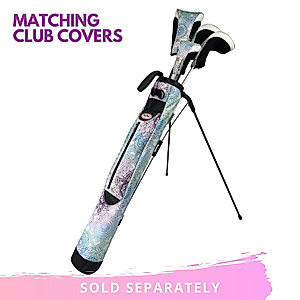 Women's Ultralight Sunday Bag | Taboo Fashions Stand Bag | Range Bag, Par 3, Executive Course | Self Flexing Stand, Adjustable Strap