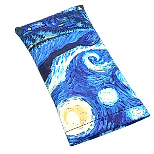 Outman PACK of 3 pcs Squeeze Top Sunglasses Pouch Eyeglass Cases Eyeglass Holder