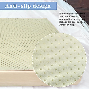 Qaworci Outdoor Cushion Slipcovers, Waterproof Patio Cushion Covers Replacement, Washable Patio Cushion Covers, Cushion Covers for Patio Furniture with Zipper (23.6 * 23.6 * 3.5 inches-14, Beige)