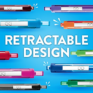 Paper Mate InkJoy 300RT Retractable Ballpoint Pens, Medium Point (1.0mm), Assorted, 8 Count